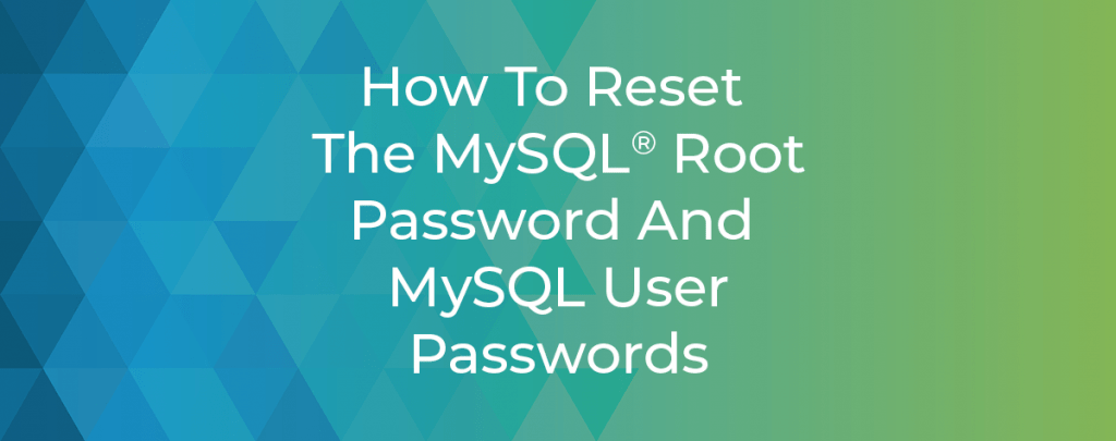 Cpanel How To Reset The Mysql® Root Password And Mysql — Bek Server Web Services